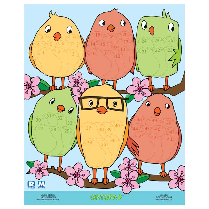 Ortopad® Patching Reward Poster, Birds